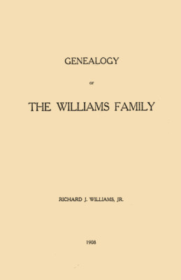 Genealogy of the Williams Family | eBay