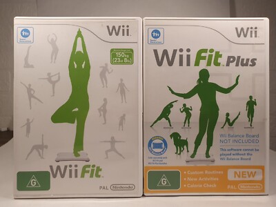 Wii Fit & Wii Fit Plus Games with Manuals - Nintendo Wii Fit Bundle PAL ...
