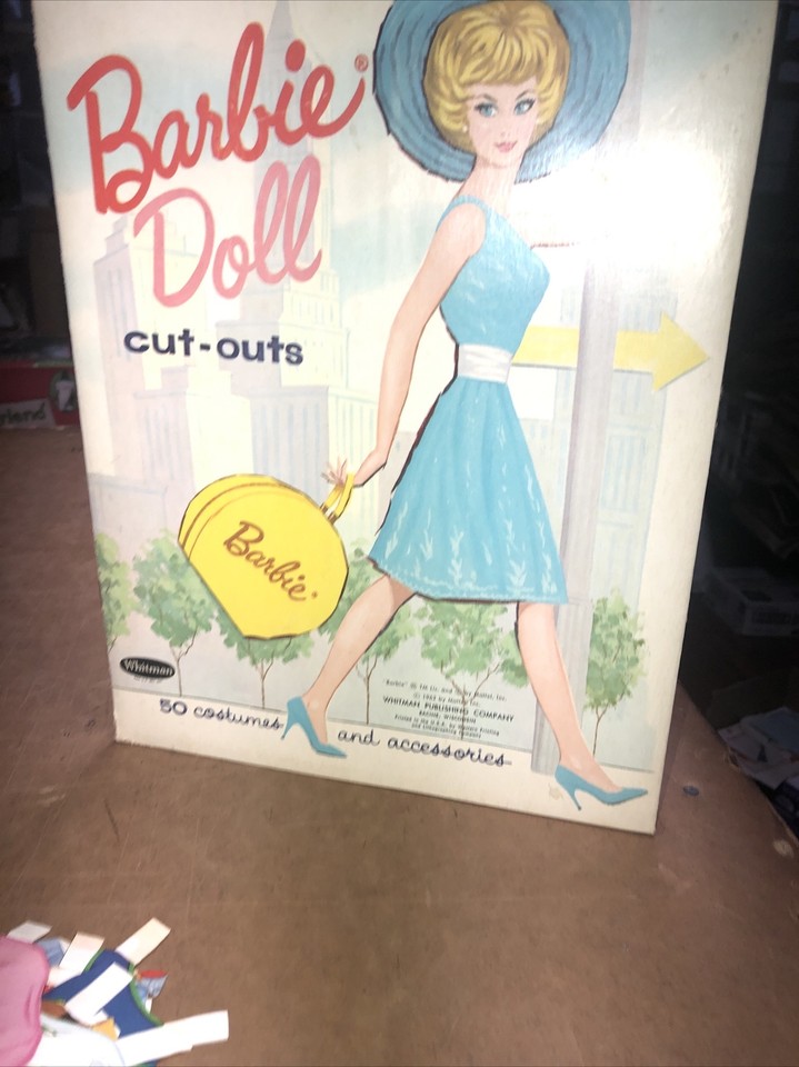 Barbie 1962 Cut-Outs Vtg Fashion Fun Paper Dolls Missing pieces Some ...