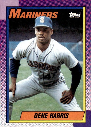 1990 Topps #738 Gene Harris - Seattle Mariners | eBay