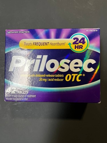 Prilosec OTC – Acid Reducer, 42 Tablets, Delayed-Release, 24HR Relief ...