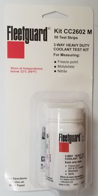 CC2602 Fleetguard Kit (Replaced By CC2602-M) 50 Test Strips - Free ...