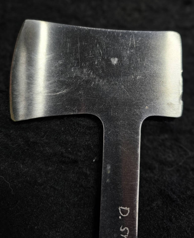BUCK 106 HATCHET, HUNTER AXE, LEATHER SHEATH, WOOD HANDLE, FREE ...