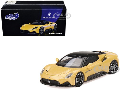 MASERATI MC20 GIALLO GENIO YELLOW 1/64 DIECAST MODEL BY BBR MODELS ...