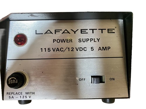 Vintage Lafayette 12v Power Supply | eBay