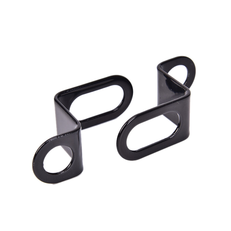 1Pair Black Universal Bicycle Motorcycle Scooter Instrument Brackets ...