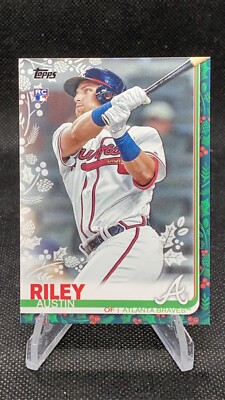 2019 Topps Holiday Austin Riley Rookie Card RC Wal Mart Mega Box ...