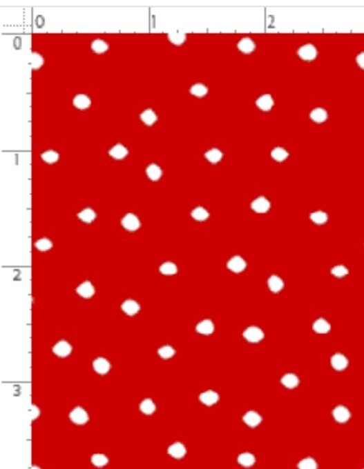 Loralie Designs - Dinky Dots Red & White Quilting & Crafting Fabric ...