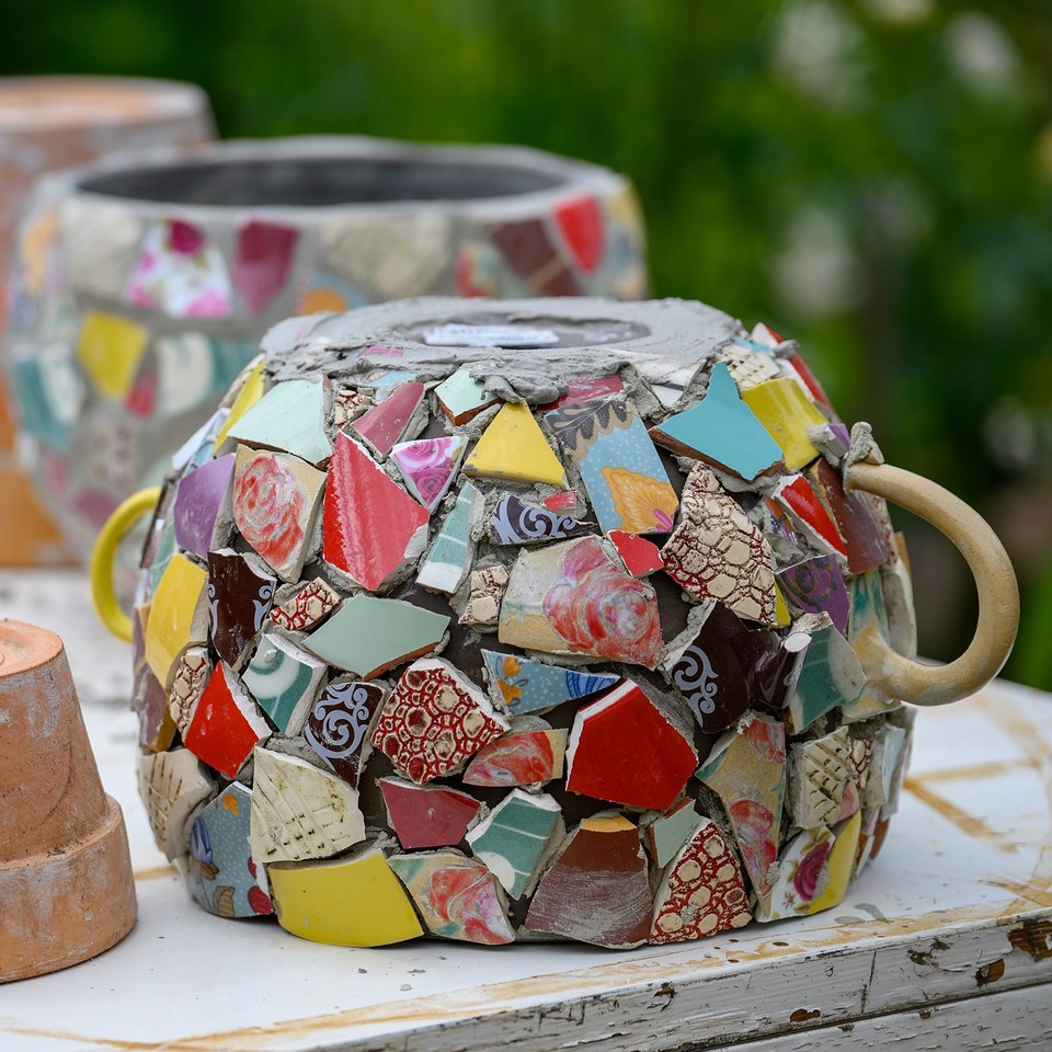 100g Ceramic Mosaic Tiles, Polygon Blue Ceramic Tiles | eBay