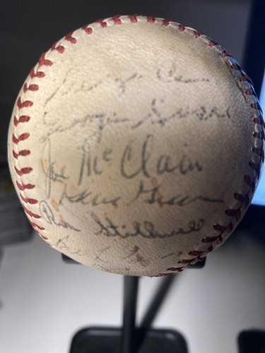1961 Signed Senators Baseball Dale Long, Tom Cheney, Gene Woodling Et ...