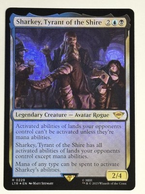 Sharkey, Tyrant of the Shire FOIL Universes Beyond: The Lord of the ...