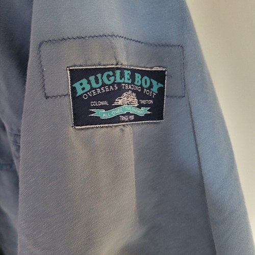Vintage 90's Mens Bugle Boy Button Up Shirt Medium With Embroidery And ...