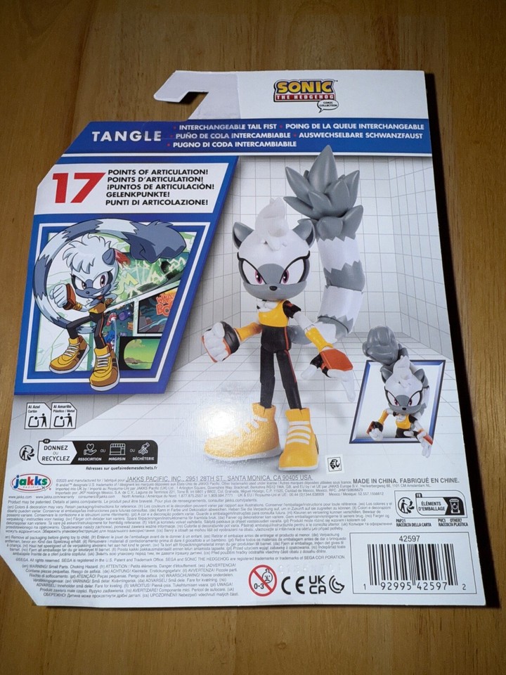 Jakks Sonic 5” Tangle Comic Collection Figure Sega | eBay