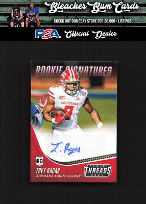 2021 Panini Threads TS-TTG Trey Ragas Rookie Signatures Auto | eBay