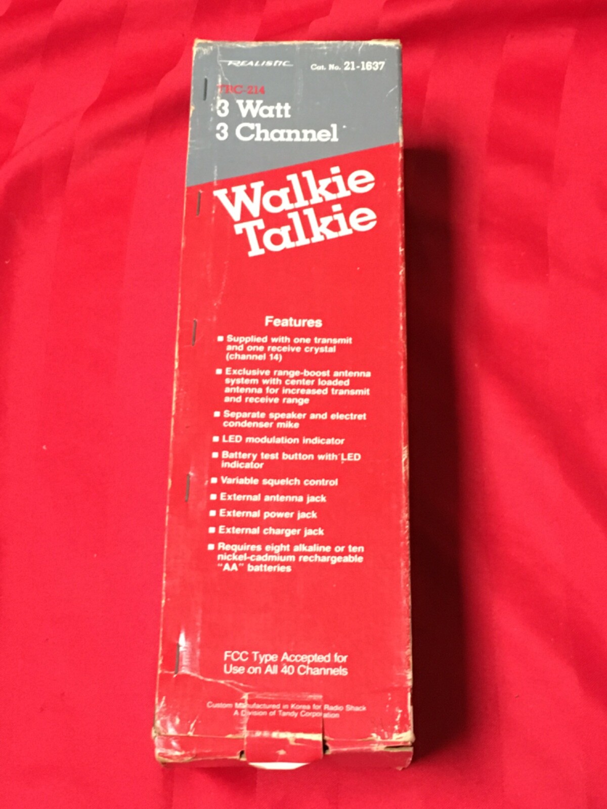 Realistic TRC-214 Handheld CB Radio Walkie Talkie for sale online | eBay
