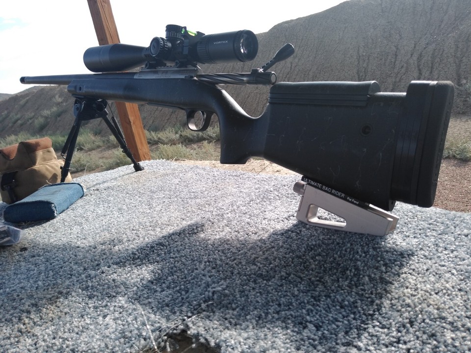 Rear rifle rest. Adjustable elevation. Great bag rider for traditional ...