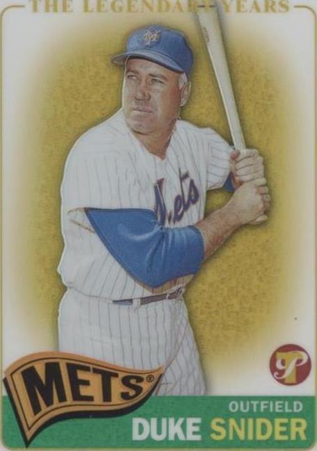 2005 Topps Pristine Legends - Duke Snider #39 Gold Refractor Die-Cut ...