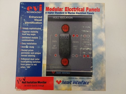Heart Interface EVI 84-5025 Modular Electrical Panel 12V Hull Isolation ...