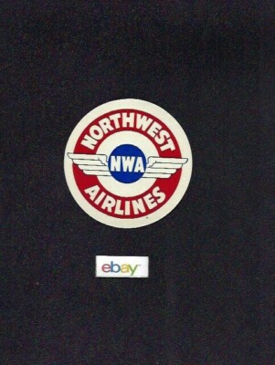 NWA NORTHWEST AIRLINES INC US AIR MAIL GLUE STYLE LABEL 1930'S | eBay