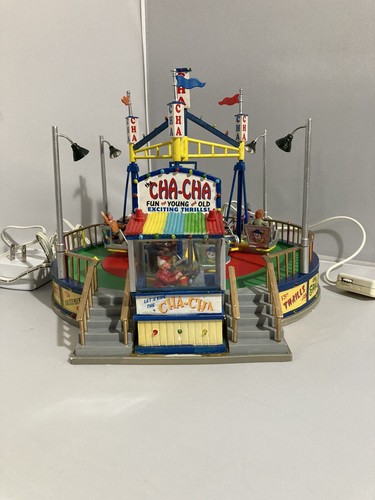 Lemax THE CHA CHA Carnival Ride 2007 Light SoundMotion Works Retired ...