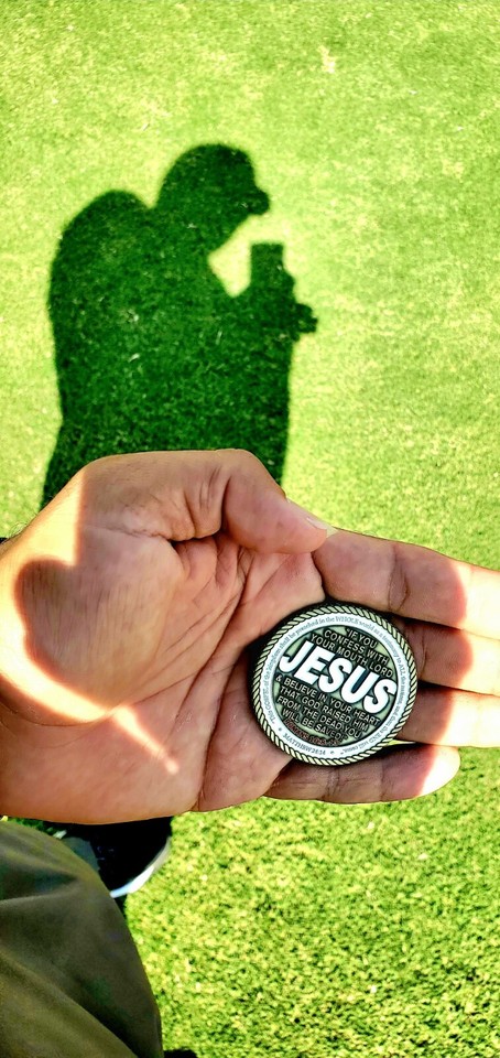 Jesus Gospel Coin Christian Witness Salvation Grace Challenge Romans 10 ...