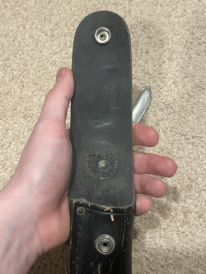 Factory Buck 116 Caper Pre 86. Three Line w/ Sheath! | eBay