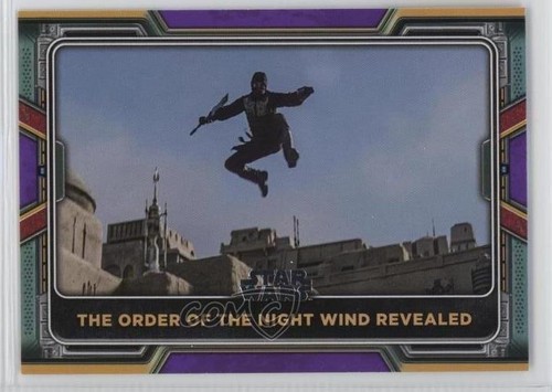 2022 Topps Star Wars The Book of Boba Fett Purple Order Night Wind ...
