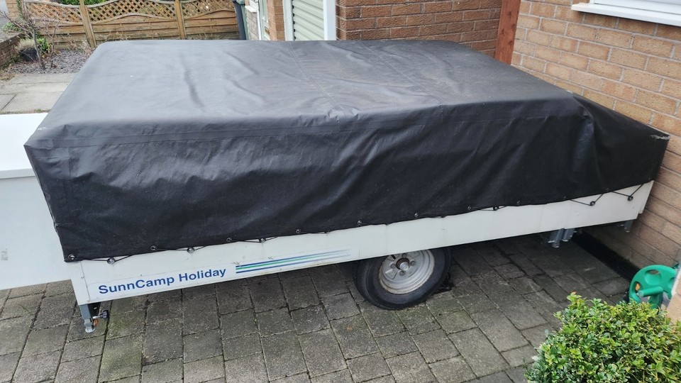 SunnCamp Holiday 550 Folding Camper / Trailer Tent | eBay UK
