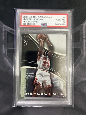 2003 Upper Deck Triple Dimensions Michael Jordan Reflections POP 35 🔥 ...