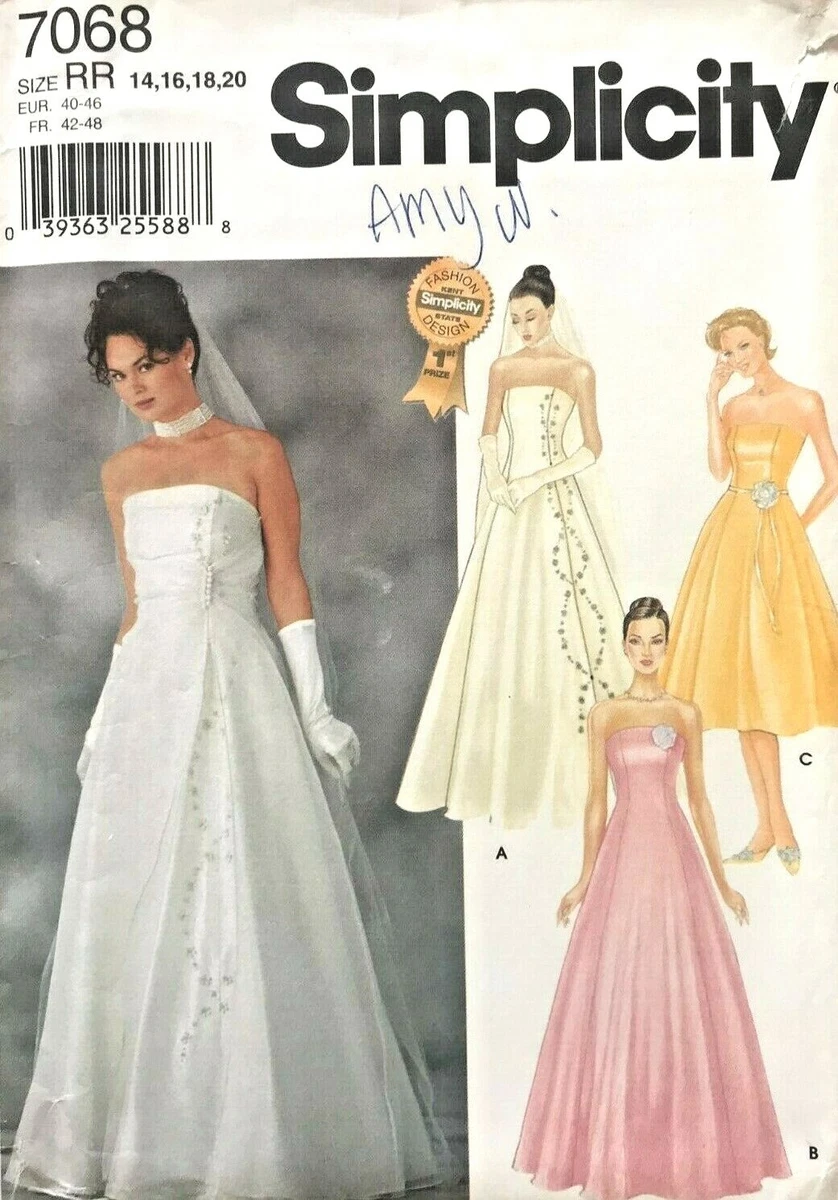 Simplicity Dress Patterns Prom