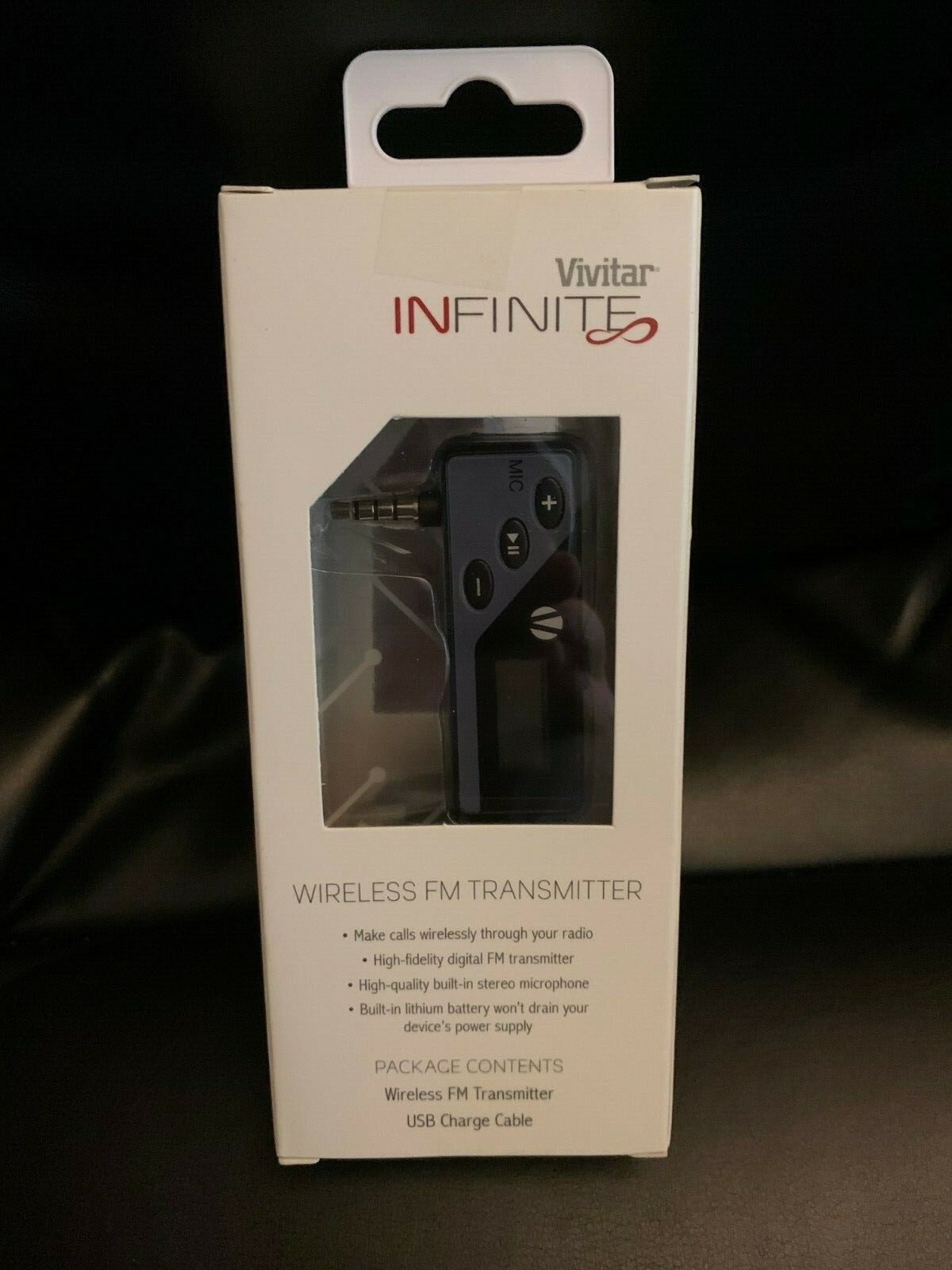 Vivitar Infinite Wireless FM Transmitter | Black | FM Transmitter ...