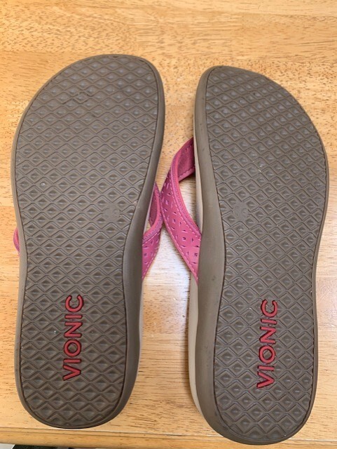 VIONIC TIDEPERF PINK FLIP FLOP SANDALS Women's SZ 8 EXCELLENT | eBay