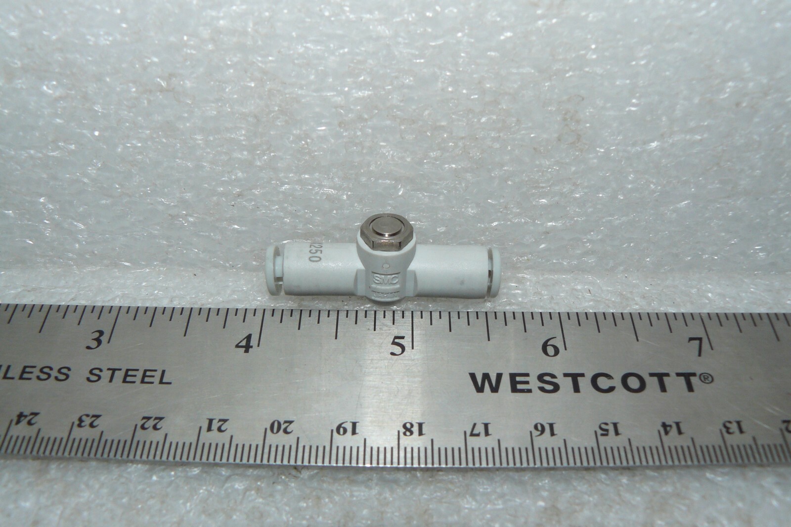 SMC AS1001F-04-1-X250 SPEED CONTROL CONNECTOR WITH FITTING TUBE 0.1MM ...