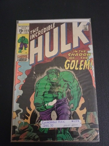 The Incredible Hulk #134 (Marvel Comics December 1970) | eBay