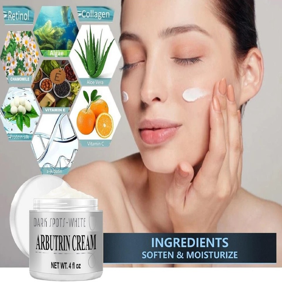 Arbutrin Face Cream 4 oz – Aloe, Vitamin C & Collagen – Hydrating Skin ...