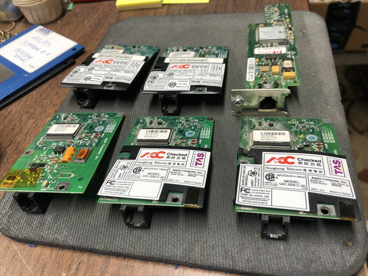 Lot of 5 Apple iMac G3 M5521 Internal 56K Modem U01.029.C.00 Internal ...