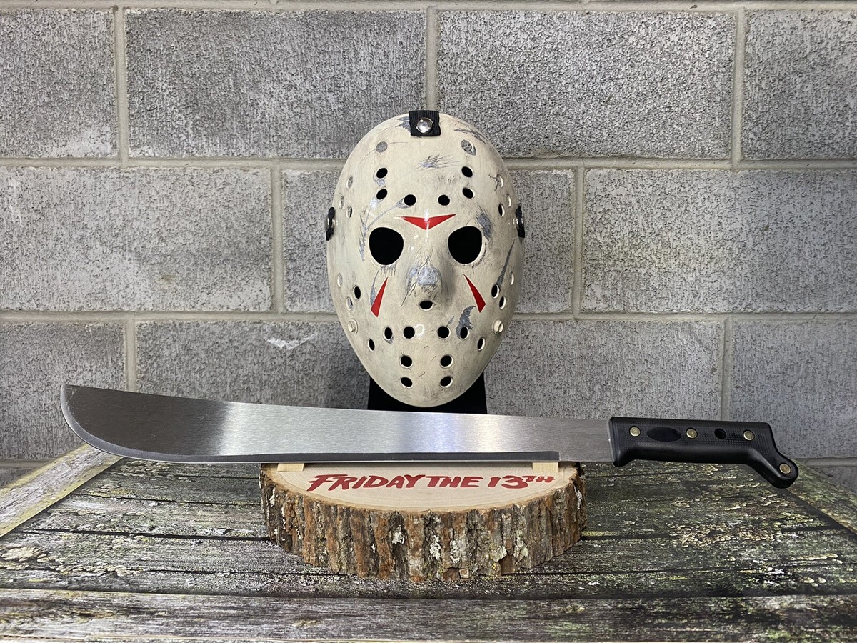 Jason Voorhees Mask And Machete Friday The 13th Jason Voorhees