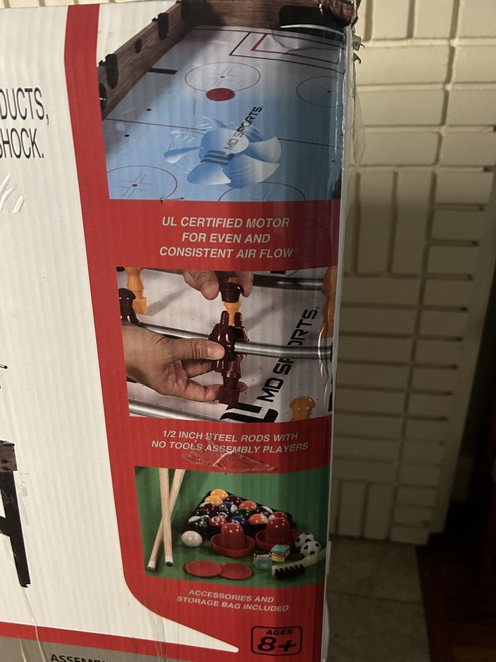 MD Sports Multi Game Table 48"" 821735548328 | eBay