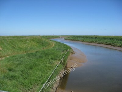 Photo 6x4 Tetney Marsh NR from Tetney Outlet Sluice Tetney Lock c2010 ...