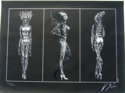 H.R. Giger 'Sil from Species. Signed lithograph edition of 290 | eBay