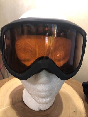 ORANGE VINTAGE ? SNOW GOGGLES WITH V OR AG ON SIDE GOOD CONDITION | eBay
