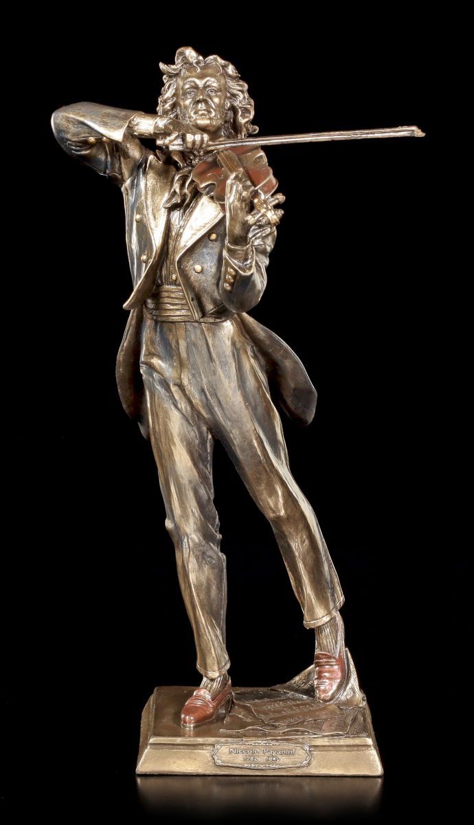Niccolò Paganini Figur - Veronese Statue Bronze-Optik Musiker Geige | eBay
