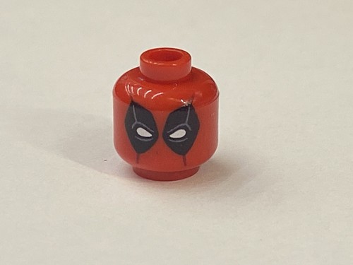 LEGO Custom Deadpool Head - Angry Expression, (Firestar Toys) Mouthy ...