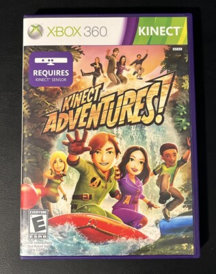 Kinect Adventures (Microsoft Xbox 360) With Manual & Sensor Card ...