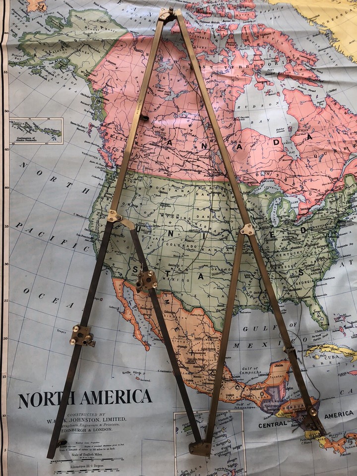 Pantograph Hall Harding Brass Vintage Drawing Instrument Rare England ...