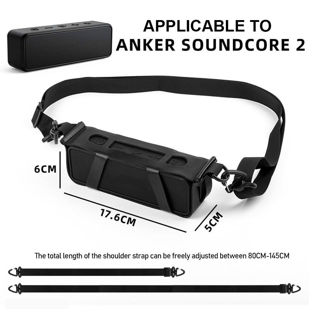Universal Speaker Carrying Case Speaker Mesh Bag for Anker Soundcore 2 ...