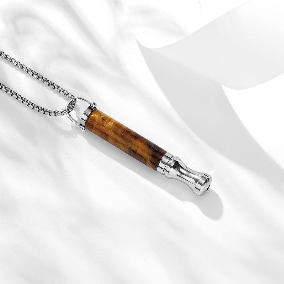 Quit Smoking Anti Vaping Breathing Necklace Stress Relief Respiratory ...