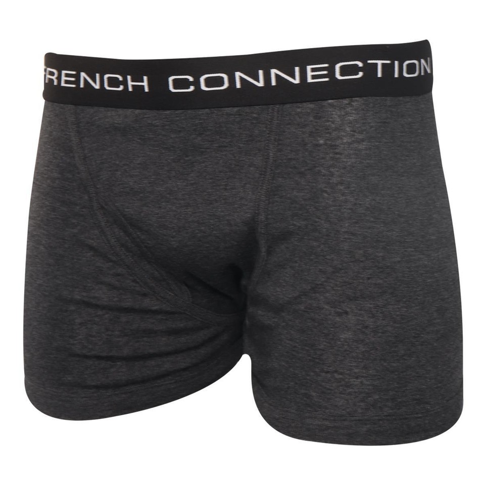 French Connection Men's Boxer Brief Single Pack Charcoal Grey (S32) | eBay