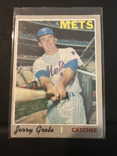 1970 Topps Baseball Card #183 Jerry Grote - Low To Mid Grade - G/VG! | eBay