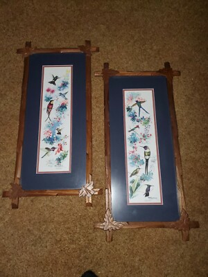 Pair of PM FITZPATRICK Limited Edition Exotic Birds Prints Antique ...